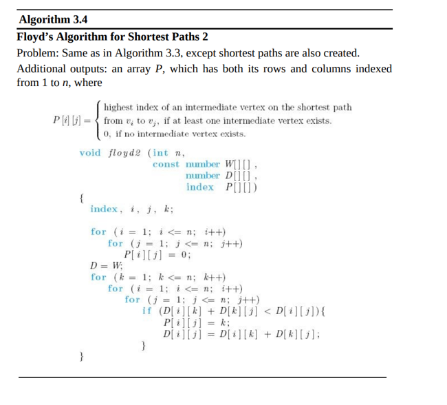 Solved Using the figure shown above as the example graph, | Chegg.com