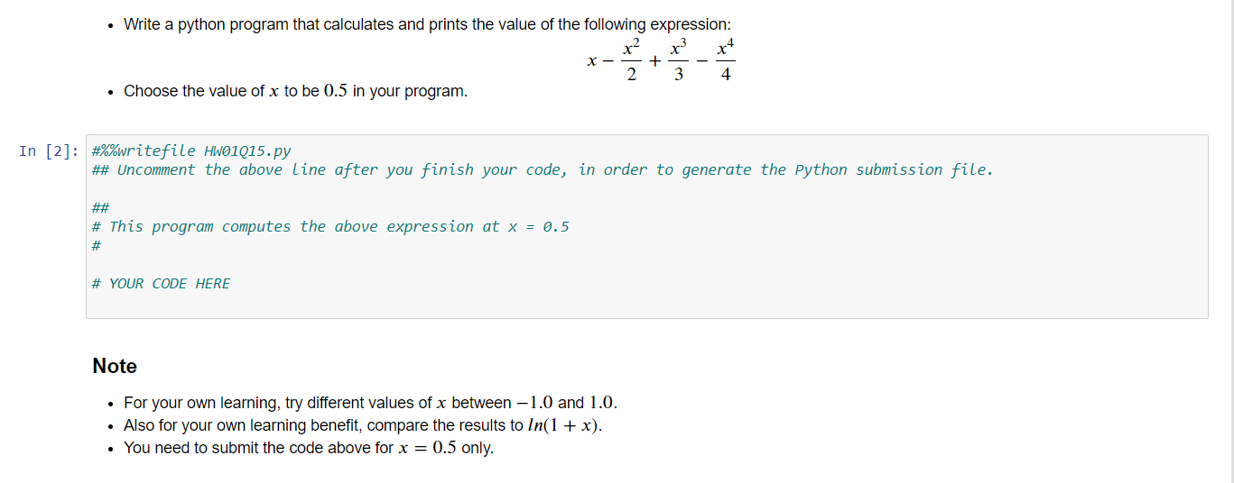 Solved • Write a python program that calculates the new | Chegg.com