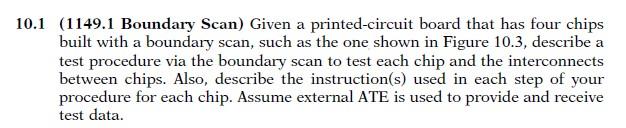Boundary-scan cell Boundary-scan chain Serial Data in | Chegg.com