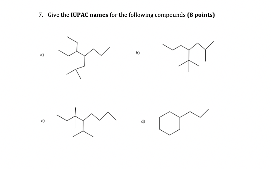 Solved Draw the structures (use line angle formula or Lewis | Chegg.com