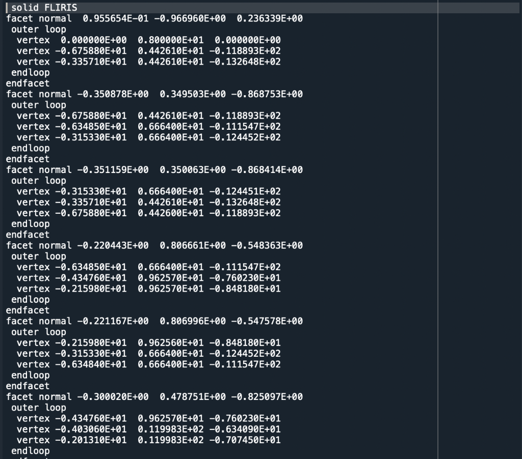 For the first facet in “bottle.stl”, calculate true | Chegg.com