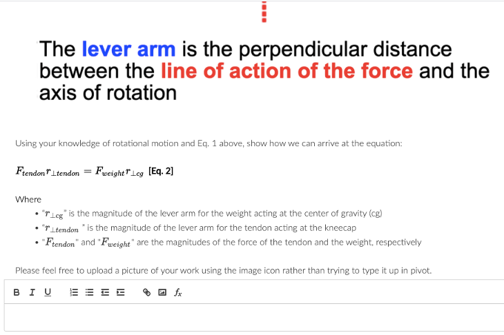 Solved Part III: Mathematical Model for the Torque The | Chegg.com