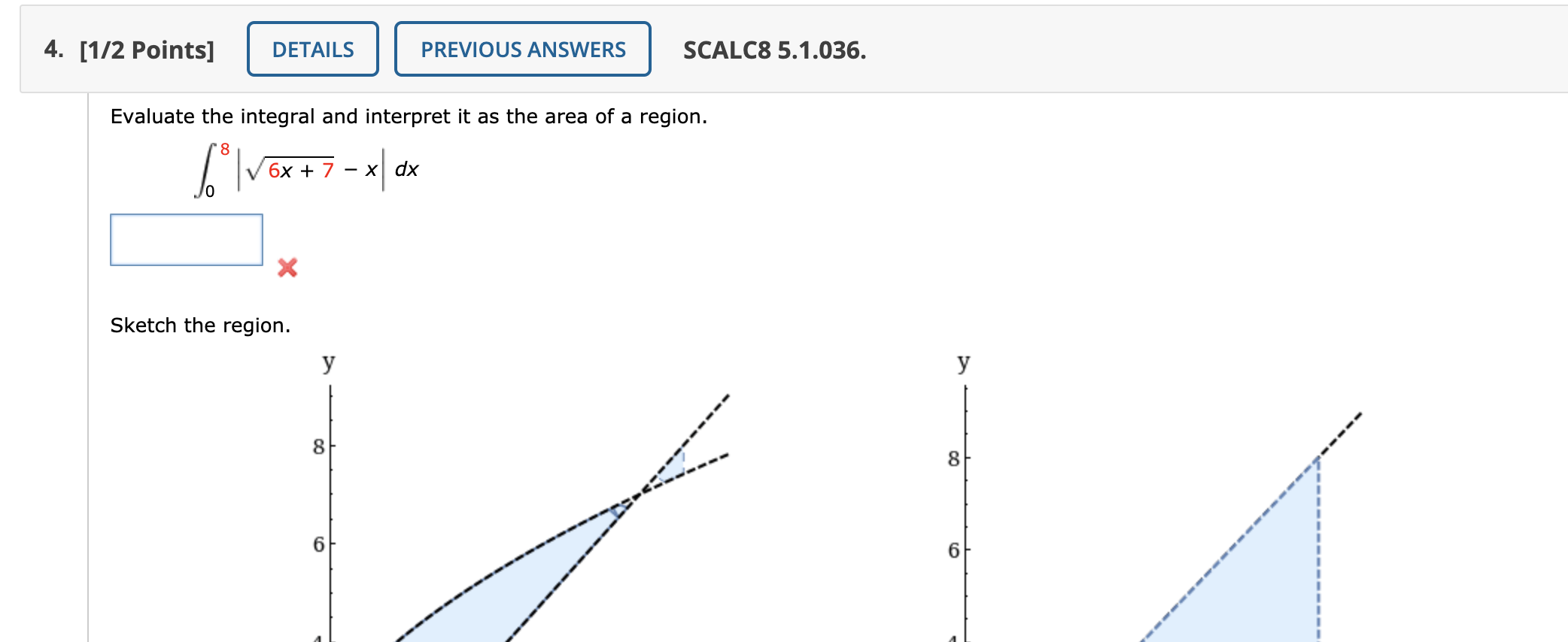 Solved 4. [1/2 Points] DETAILS PREVIOUS ANSWERS SCALC8 | Chegg.com