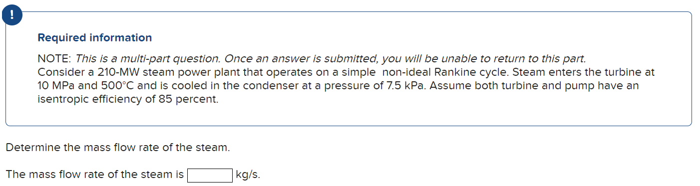 Solved Required information NOTE: This is a multi-part | Chegg.com