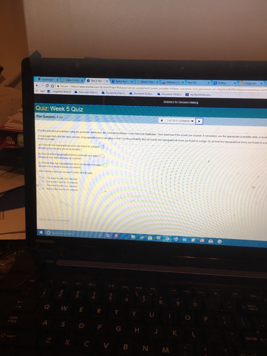 uiz: Week 5 Quiz 5 W ERTYUOP ASDFGHJK | Chegg.com