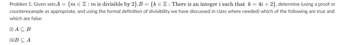 Solved Math Discrete problems. Please verify and prove this | Chegg.com