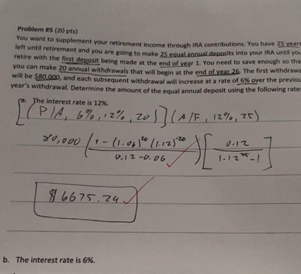 Problem IIS (20 pts) You want to supplement your | Chegg.com