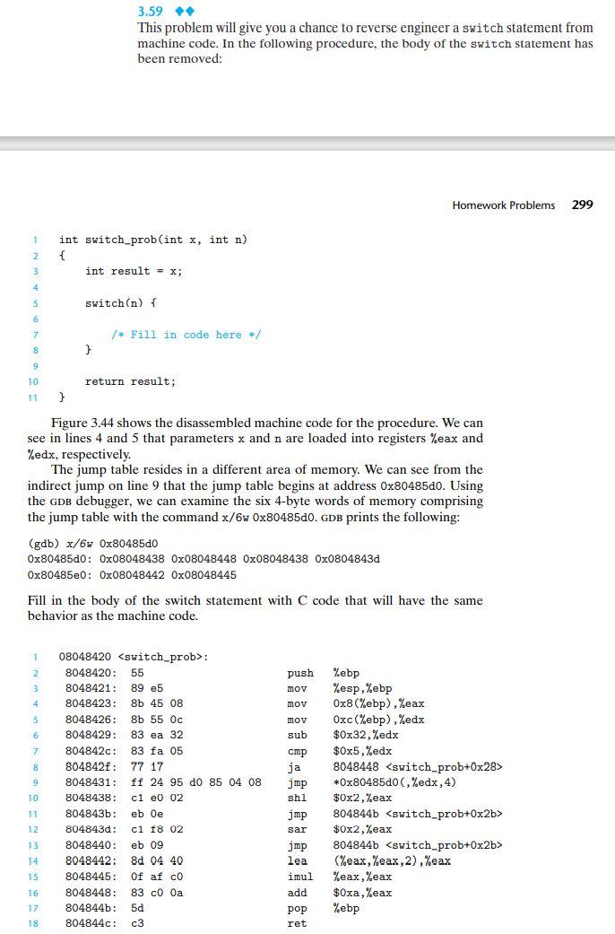 Solved 3.59 This problem will give you a chance to reverse | Chegg.com