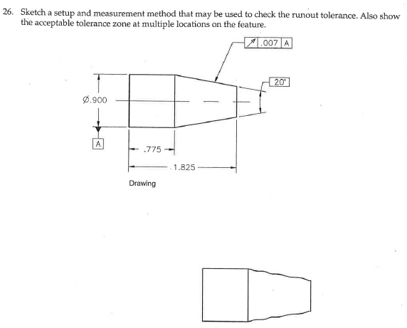 Solved 25. Show two ways to apply a circular runout | Chegg.com