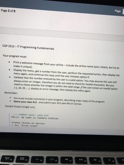 Solved COP 2512-IT Programming Fundamentals Write a program | Chegg.com