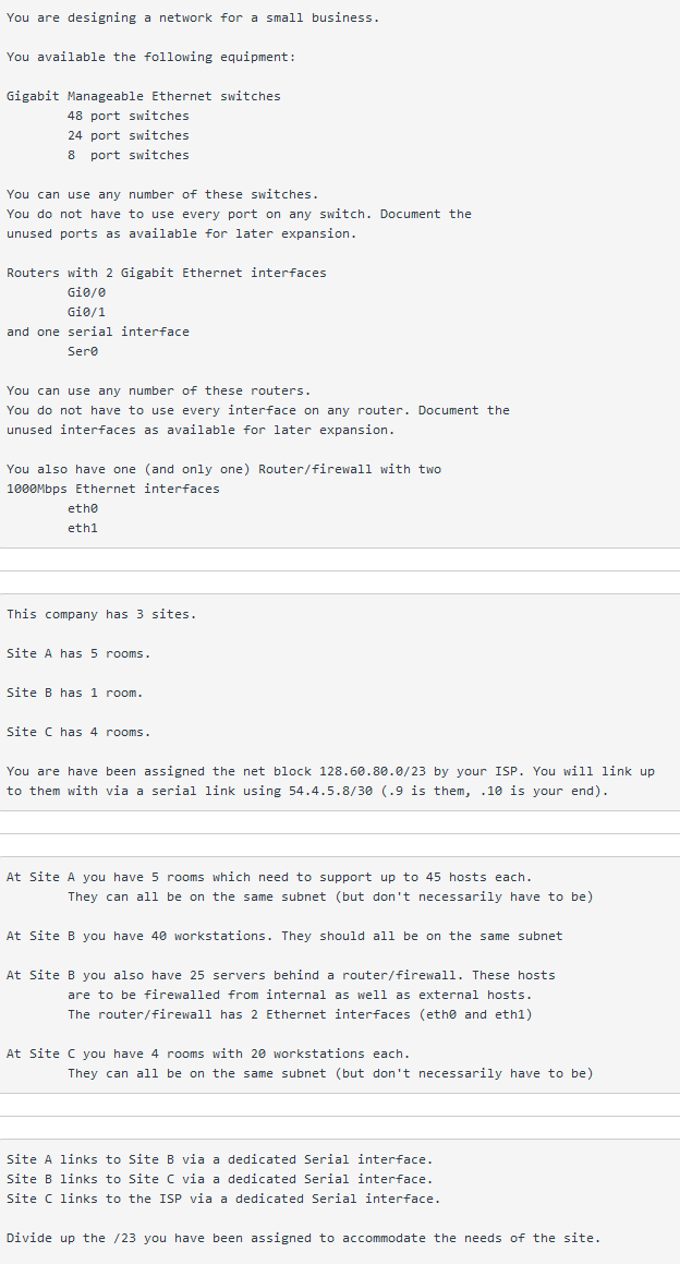 Produce one logical map which shows a layer 3 map of | Chegg.com