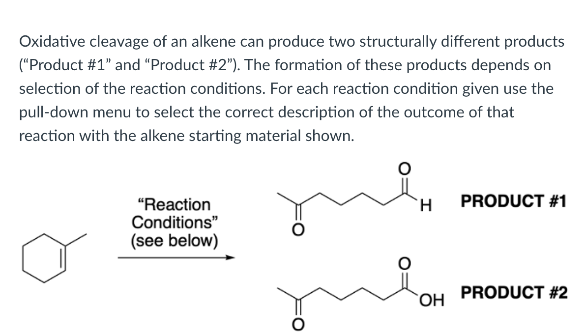 Solved 1. Using the reaction conditions OsO4 then HIO4 , | Chegg.com