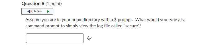 Solved Assume you are in your homedirectory with a $ prompt. | Chegg.com