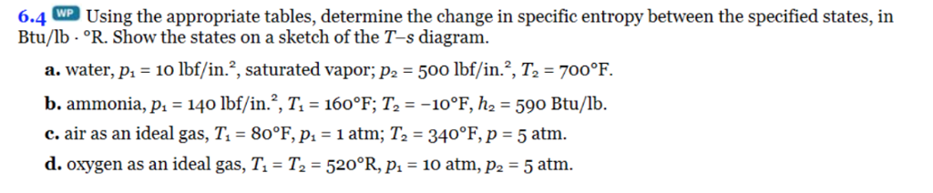 Solved 6.4 P Using the appropriate tables, determine the | Chegg.com