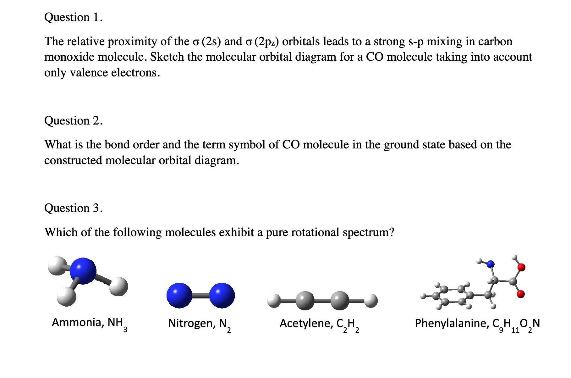 Solved The relative proximity of the σ(2 s) and σ(2pz) | Chegg.com