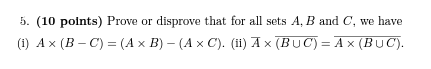 Solved (10 points) Let A={a,b,c,d} and B={y,z}. Determine | Chegg.com