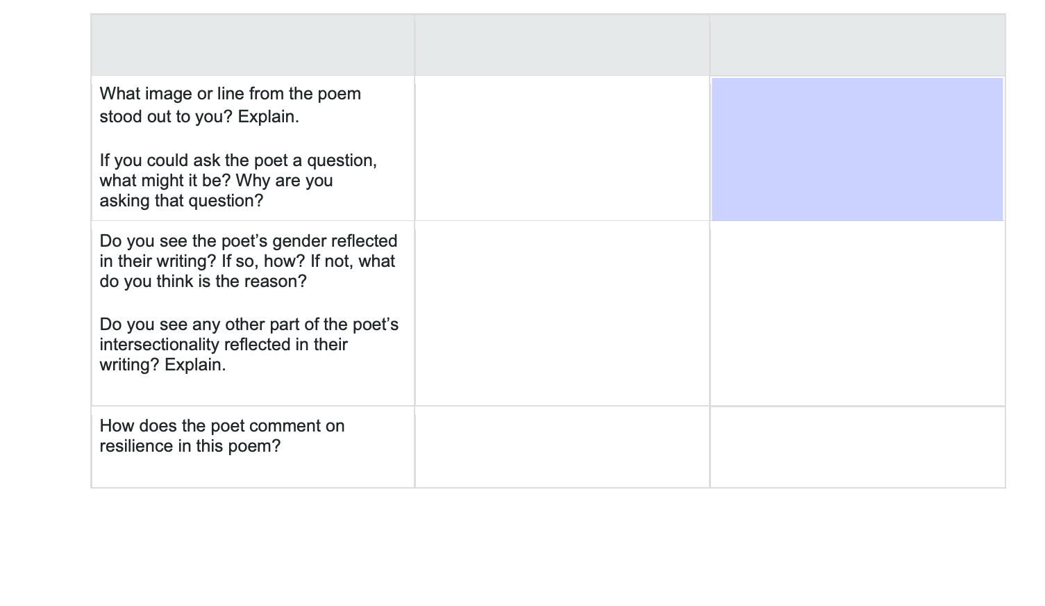 Solved I Lost My Talk by Rita Joe I lost my talk The talk | Chegg.com