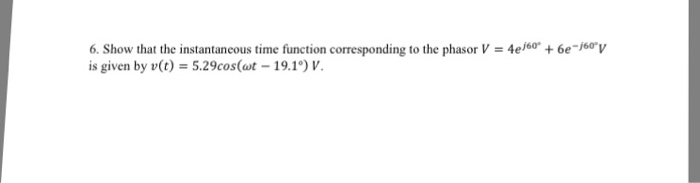 Solved Show that the instantaneous time function | Chegg.com