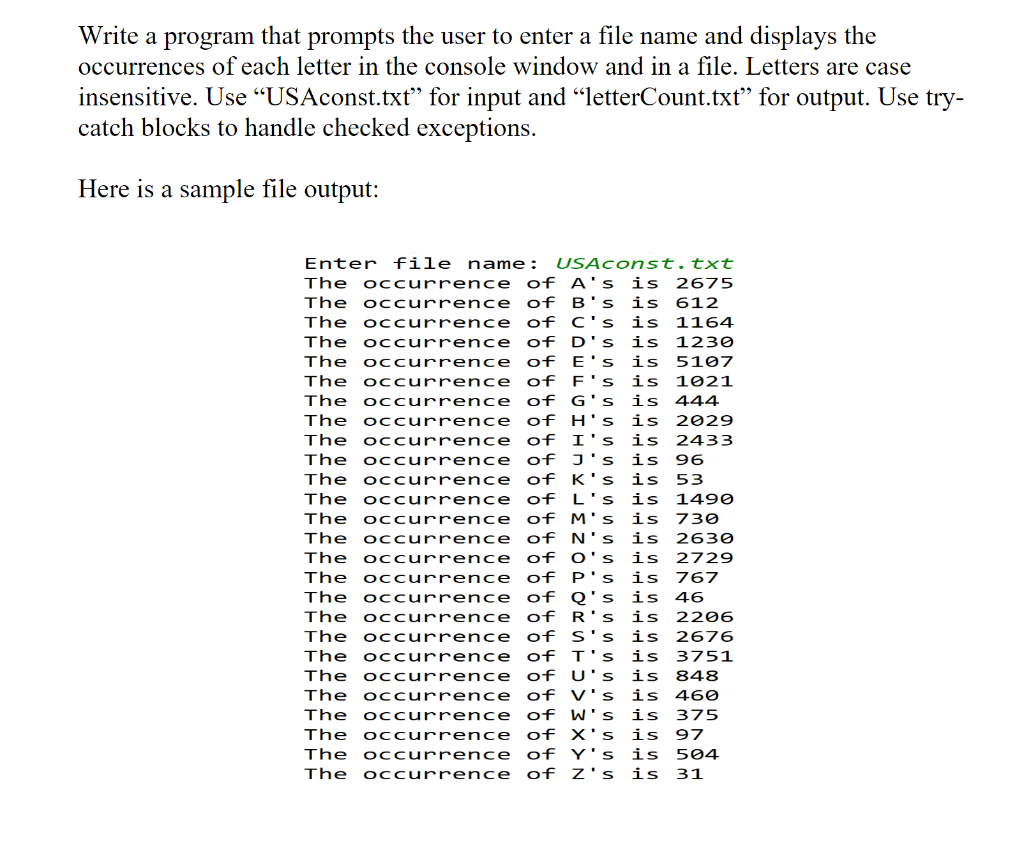 Solved Write a program that prompts the user to enter a file | Chegg.com