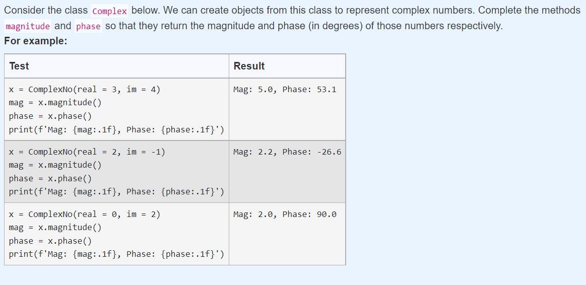 Solved Consider the class complex below. We can create | Chegg.com Solved Consider the class complex below. We can create | Chegg.com