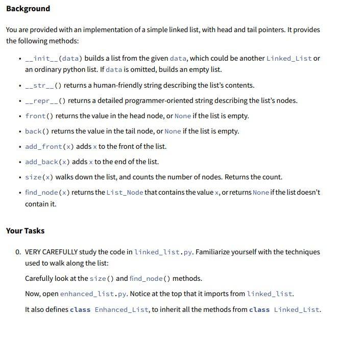 Solved You are provided with an implementation of a simple | Chegg.com