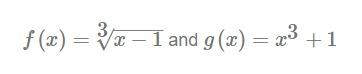 Solved Use function composition to determine if f(x) and | Chegg.com