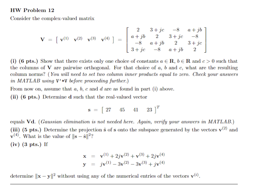 Solved Help with parts iii) and iv) In part, i) a = -3, b = | Chegg.com