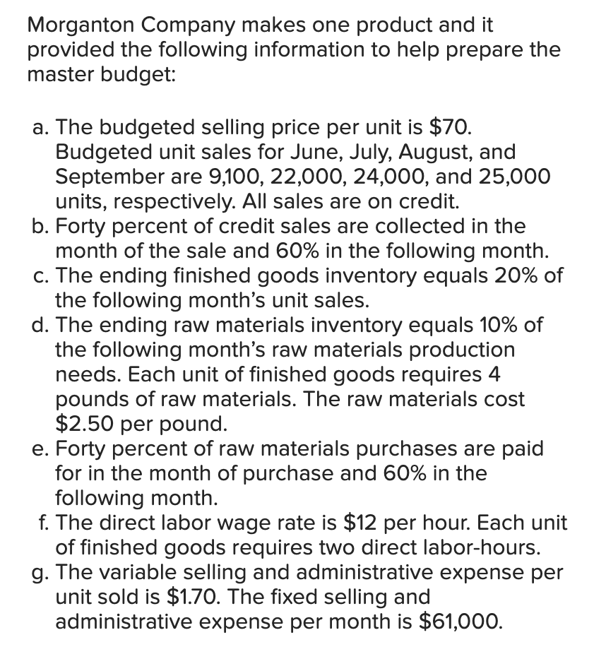 Solved 11. If we assume that there is no fixed manufacturing | Chegg.com