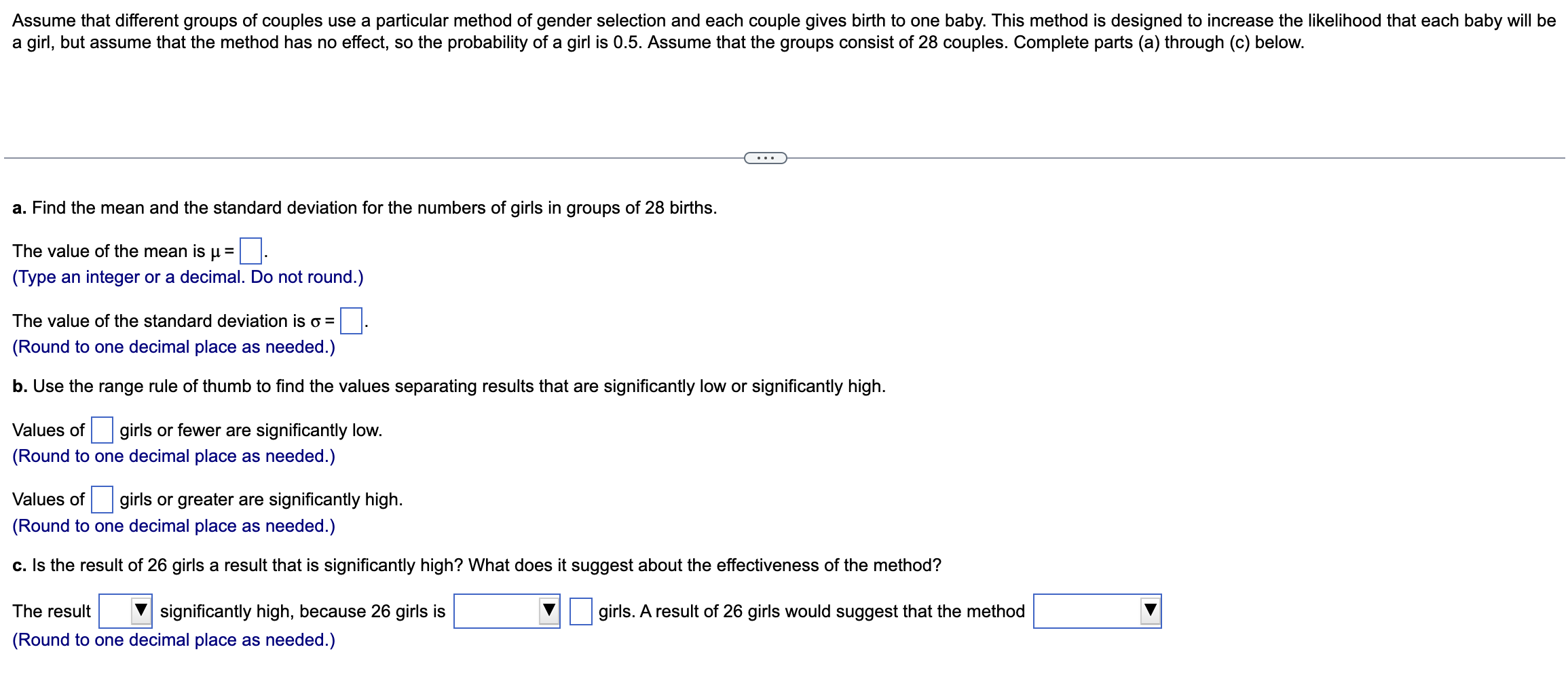 Solved A Girl But Assume That The Method Has No Effect So 