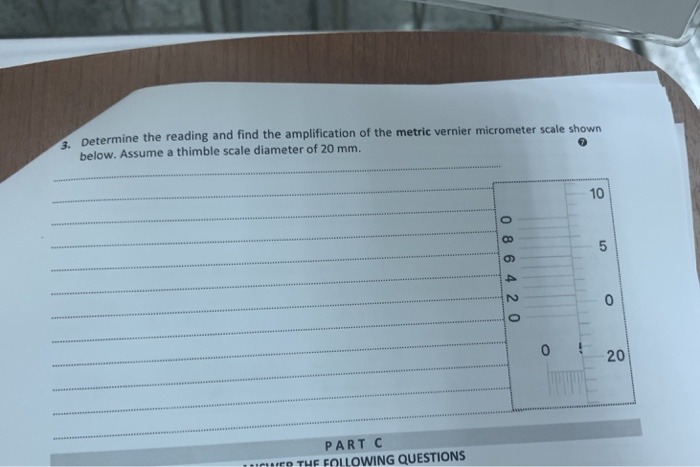 Solved 3. Determine the reading and find the amplification | Chegg.com