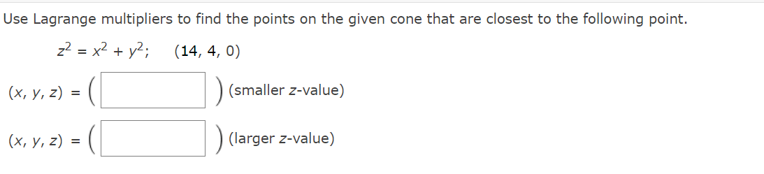 Solved Use Lagrange multipliers to find the points on the | Chegg.com