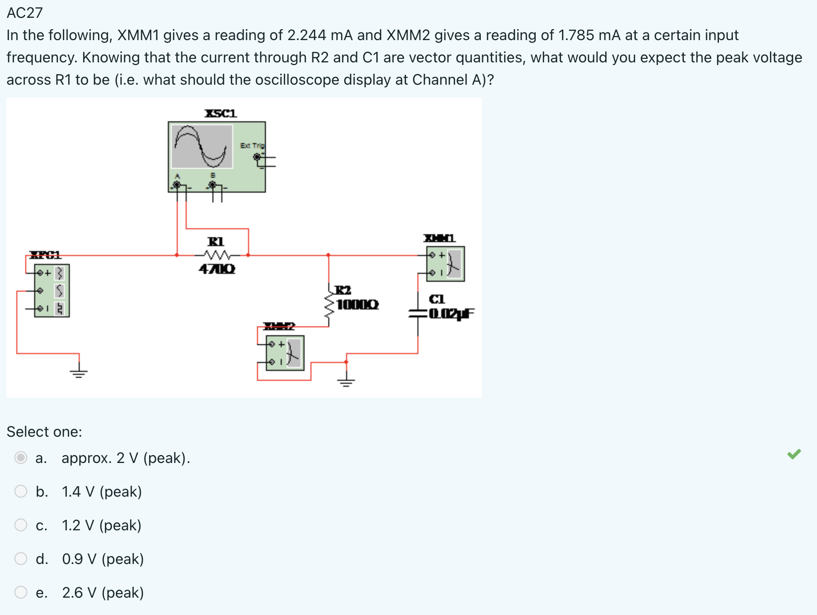 Solved The correct answer is shown, what is the working to | Chegg.com