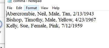 pipe - Notepad File Edit Format View Help Smith | | Chegg.com