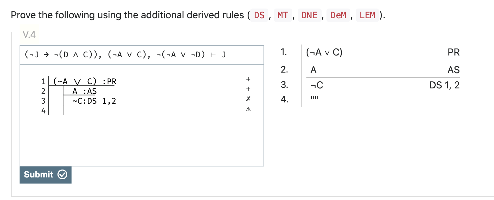 Solved Prove the following using the additional derived | Chegg.com