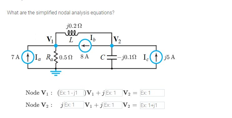 Solved What are the simplified nodal analysis equations? | Chegg.com