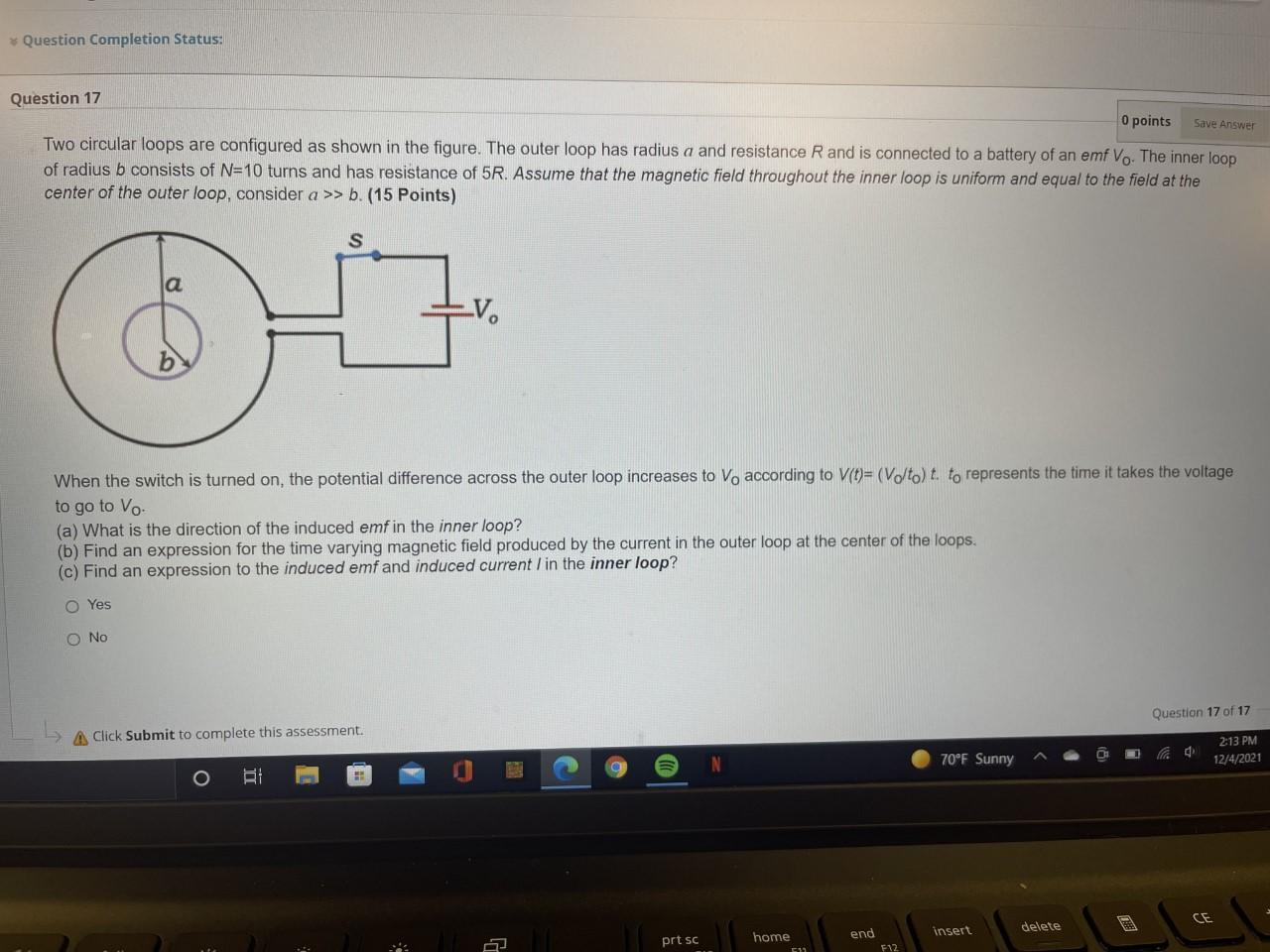 Solved Question Completion Status: Question 17 O points Save | Chegg.com