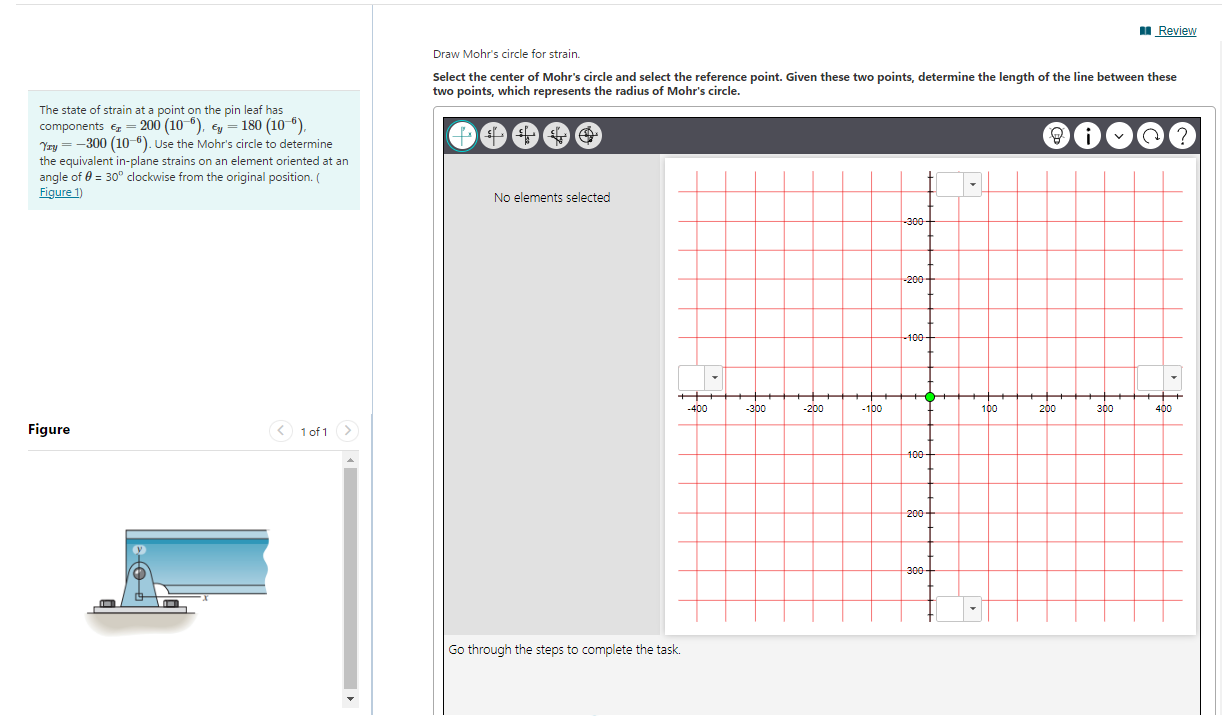 Solved Draw Mohr's circle for strain. Select the center of | Chegg.com Solved Draw Mohr's circle for strain. Select the center of | Chegg.com