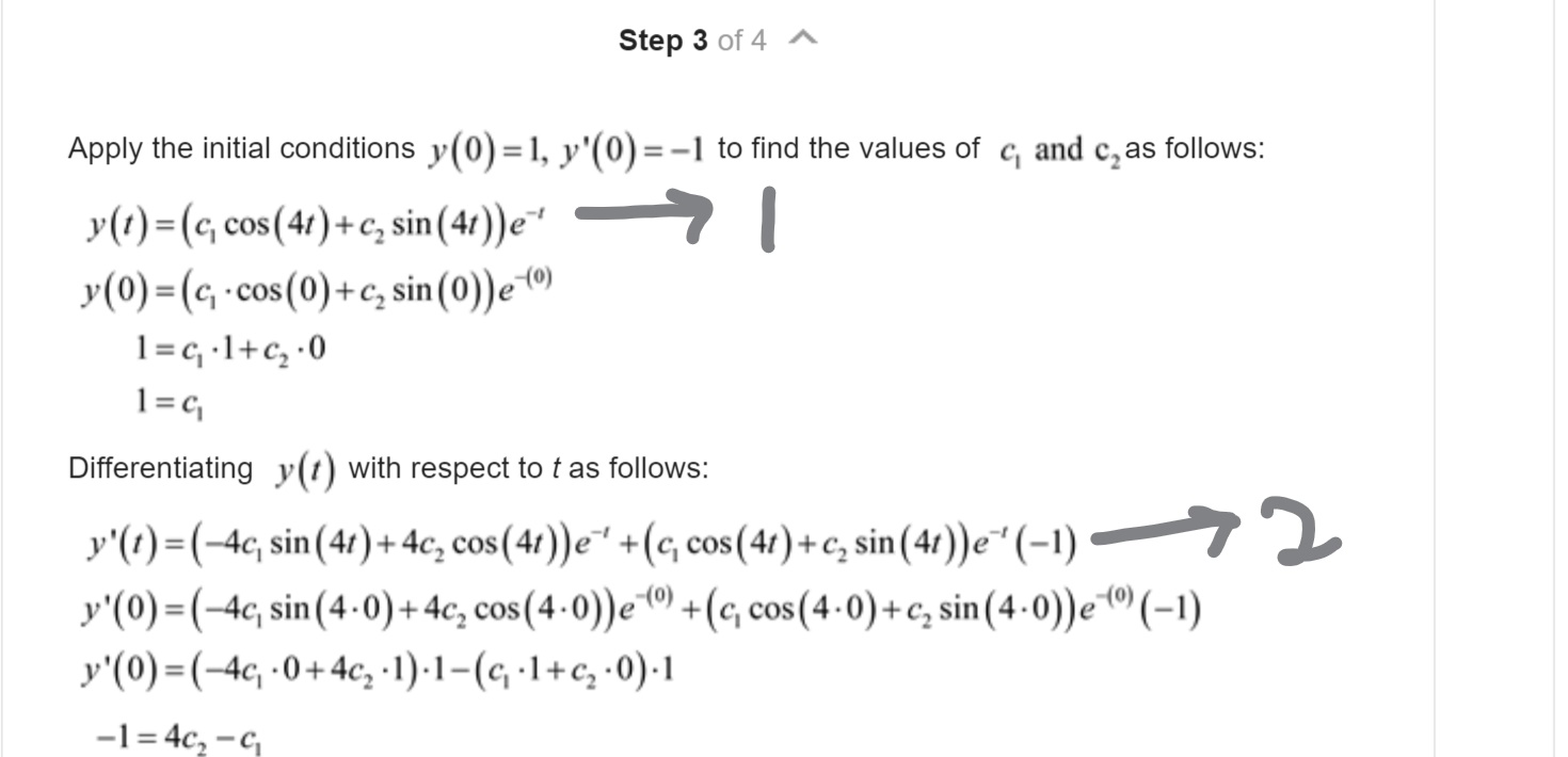 Solved can you show me in steps who we differentiating step | Chegg.com
