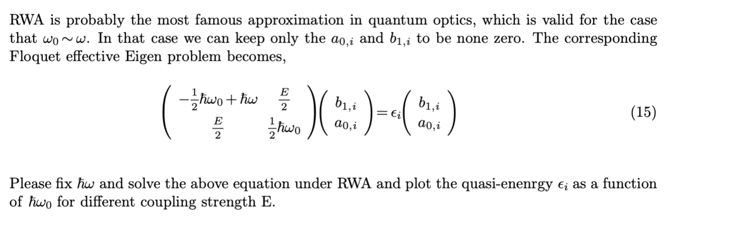 Solved RWA is probably the most famous approximation in | Chegg.com