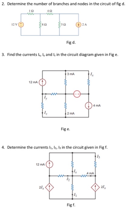 Solved 2. Determine the number of branches and nodes in the | Chegg.com