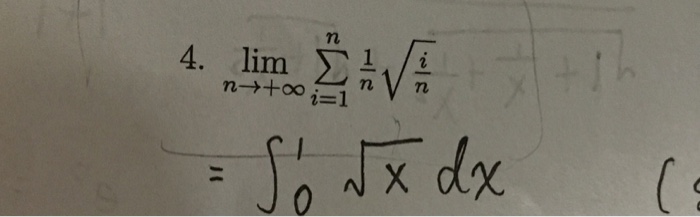 Solved lim_n rightarrow +infinity Sigma^n_i = 1 1/n | Chegg.com