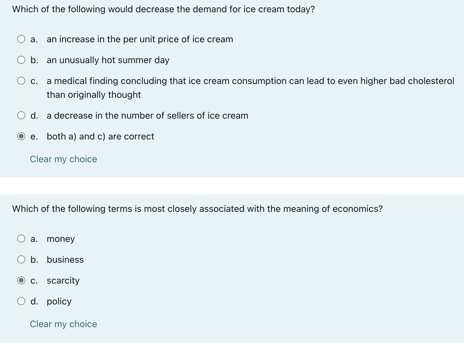 Solved Which of the following would decrease the demand for | Chegg.com