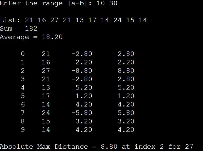 Solved Declare an integer array list of size 10. Input two | Chegg.com