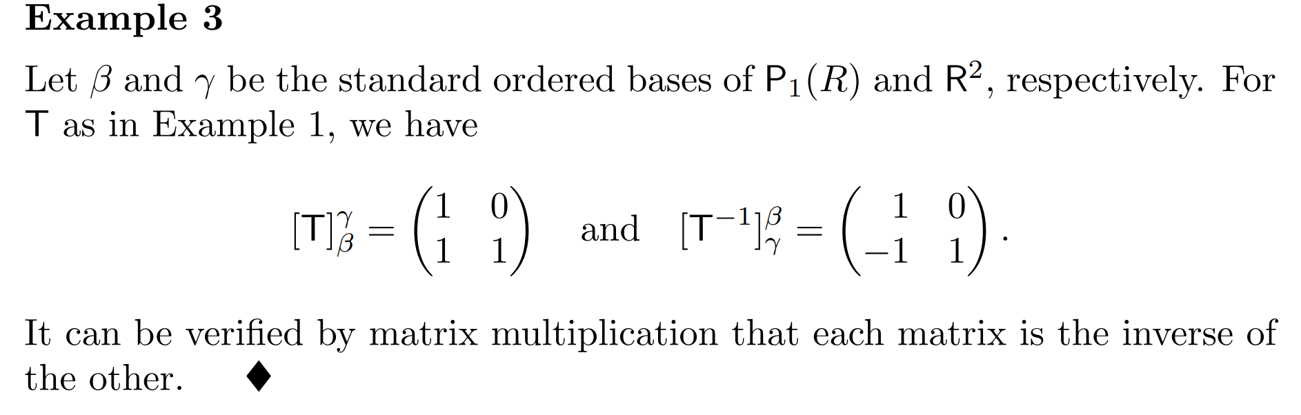 Linear algebra. Please show how to find the matrix | Chegg.com