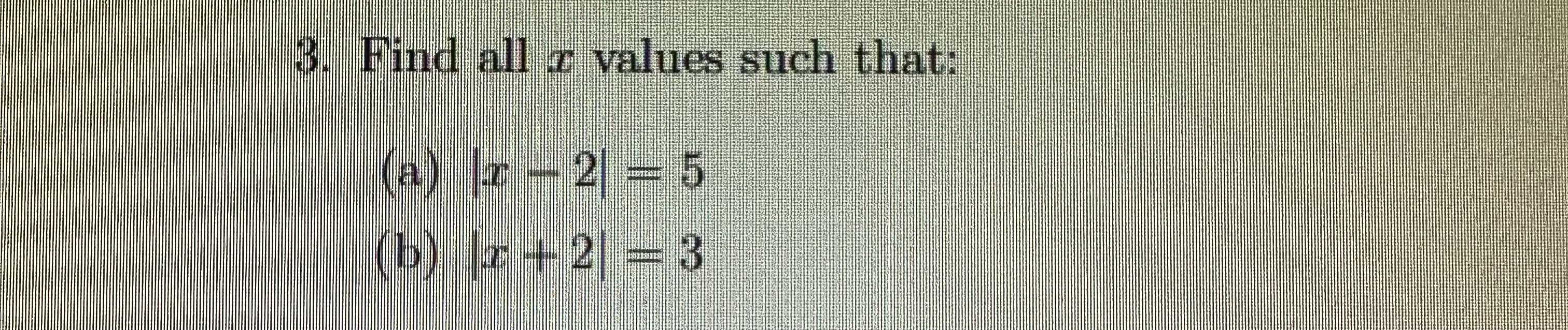 Solved ∣x+2∣=3 | Chegg.com