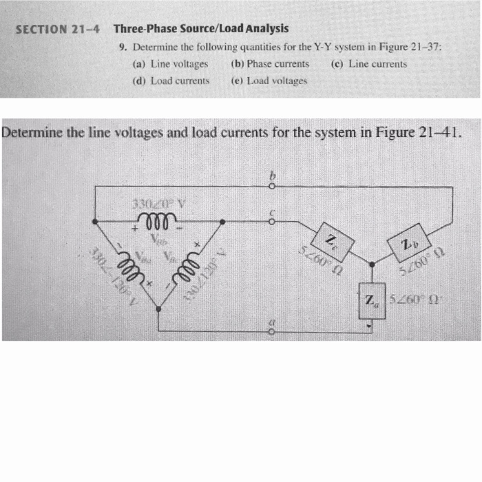 Solved Three-Phase Source/Load Analysis 9. Determine the | Chegg.com