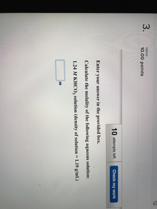 Solved value 10.00 points 10 attempts left Check my work Be | Chegg.com
