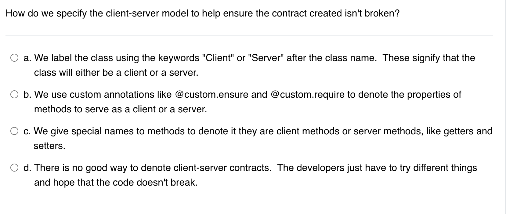 Solved How do we specify the client-server model to help | Chegg.com
