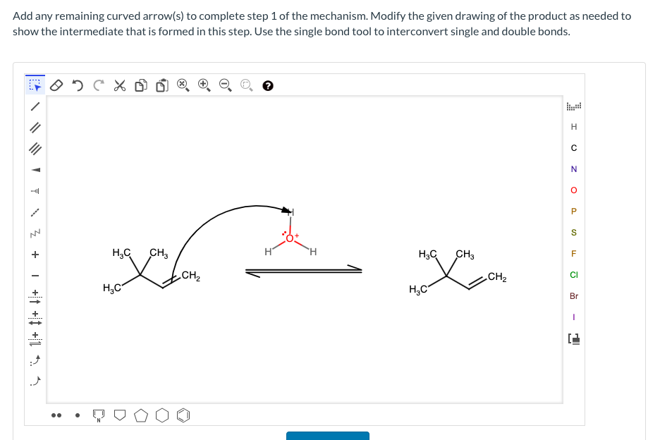 Solved Add any remaining curved arrow(s) to complete step 1 | Chegg.com