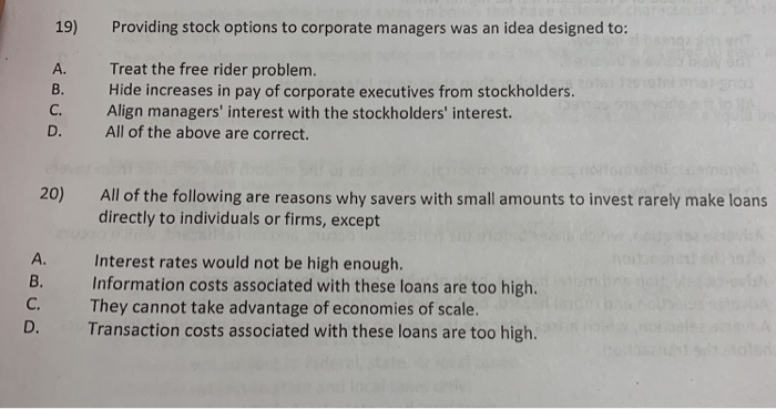 Solved 19 & 20 | Chegg.com